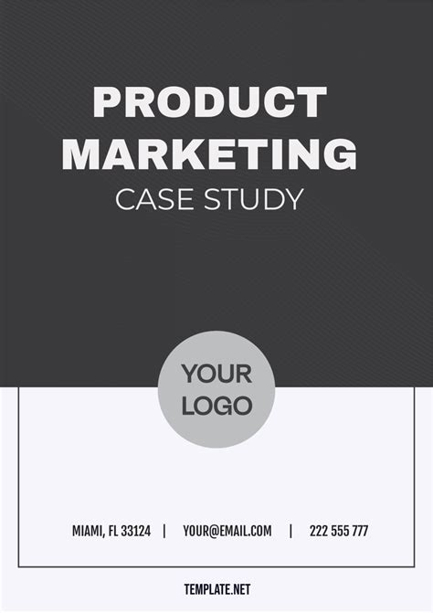 Free Case Study Standard Cover Page Template To Edit Online