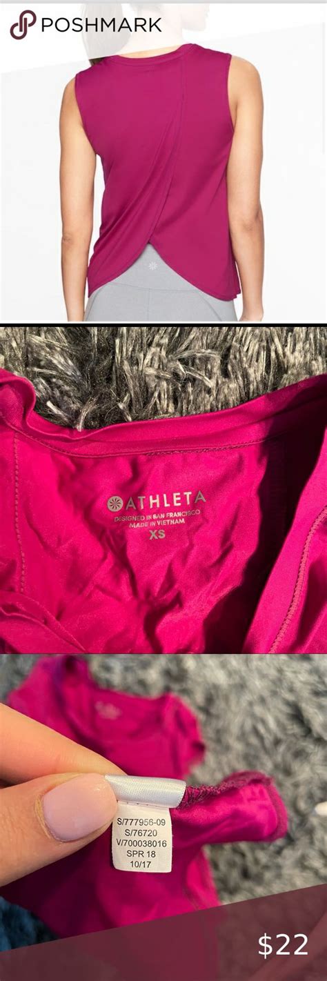 Athleta Sunlover Upf Tank Open Back Tulip Hem Athleta Dark Fuschia