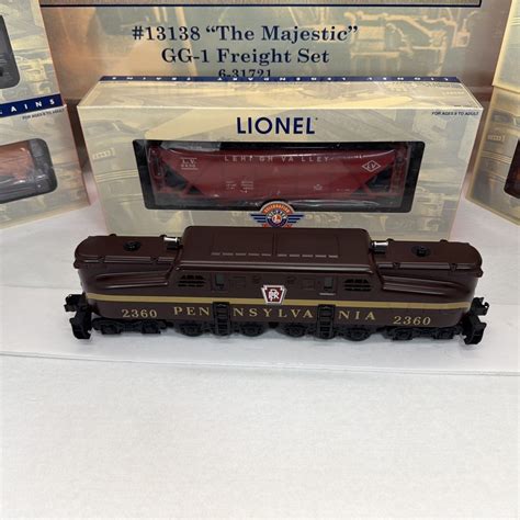Lionel Pwc Tmcc 6 31721 Pennsylvania The Majestic Gg 1 Freight Set O