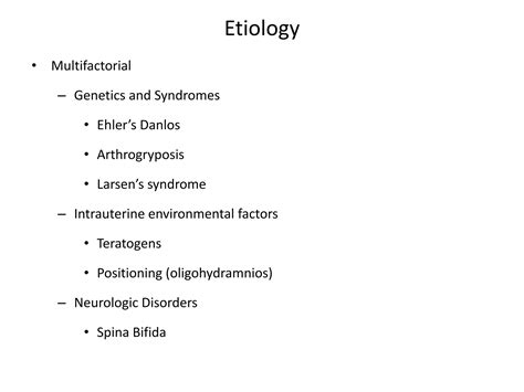 Developmental Dysplasia Of Hip Ppt