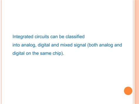 Ppt On IC Integrated Circuit PPTX Physics Science