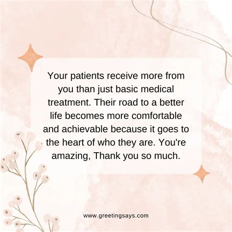 Thank You Messages For Nurses Greeting Says