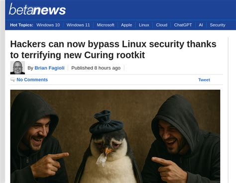 Techrights — Slopfarms On The Web Almost Always Generate Anti Linux Fud When They Produce Linux