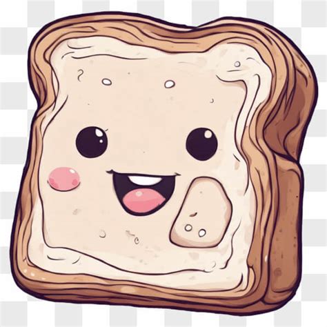Descarga Rebanada De Pan Animada Feliz Cartoons En Línea Creative Fabrica