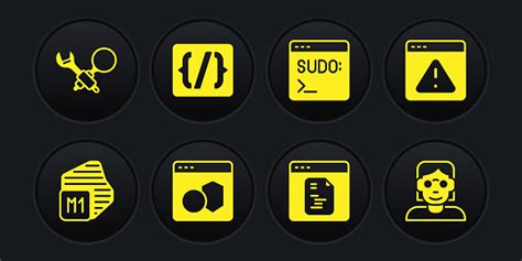 Set Processor Browser With Exclamation Mark Software Code Terminal Programming Language Syntax