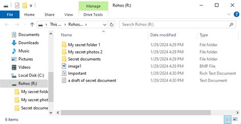 Encrypt Folder Command Rohos