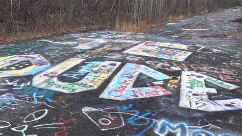 Abandoned Route 61 Graffiti Highway Centralia Pennsylvania 1 16 2016