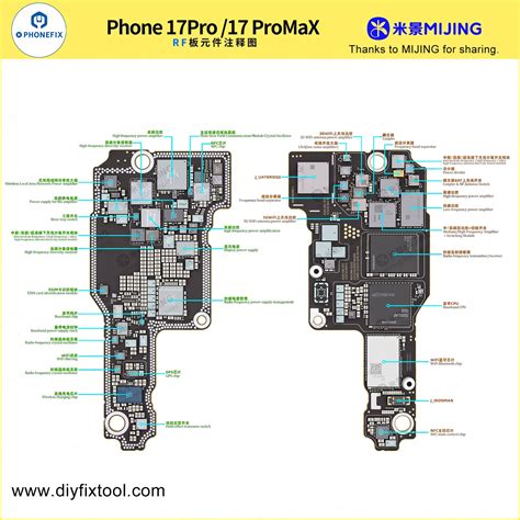Iphone 17 Air 17 Pro Max Motherboard Schematics Ic Diagram Released