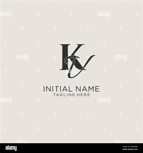Letter Kv Stock Vector Images Alamy
