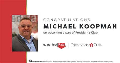 Congratulations To Mike Koopman And His Team For Achieving Presidents Club Daniel Larios