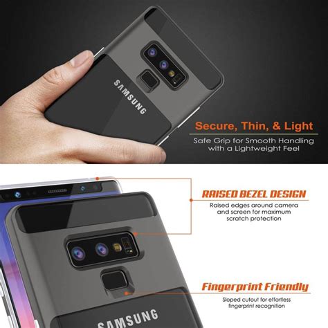 Galaxy Note 9 Lucid 30 Punkcase Armor Cover Wintegrated Kickstand And