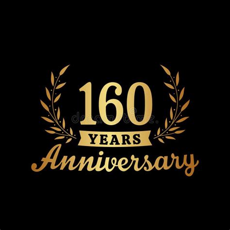 160 Years Anniversary Celebration Logotype 160th Anniversary Logo