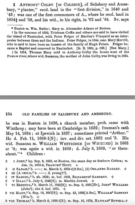 Susannah Waterman Haddon Colby Whitteredge 1610 1689 Find A Grave Memorial