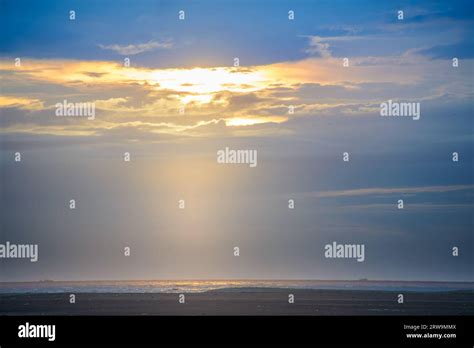 Crepuscular Ray Sunlight Passes Through Gaps Or Edges Of Obscuring Clouds Impact Of Climate