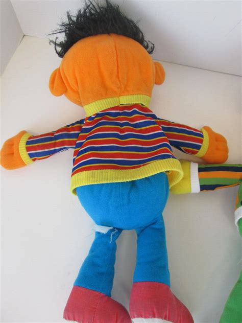 Vintage Playskool Pals Sesame Street Bert And Ernie Full Body Hand