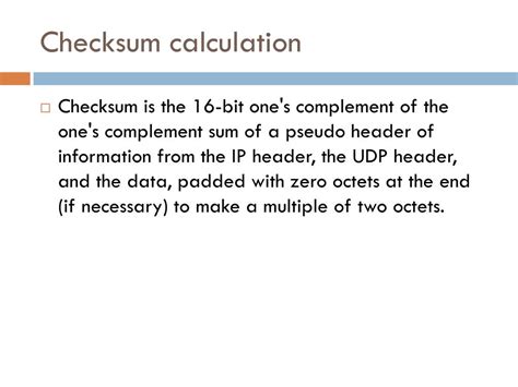 Ppt User Datagram Protocol Udp Powerpoint Presentation Free