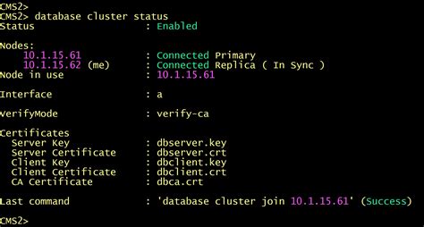 Cisco Meeting Server Database Cluster With Built In Ca Cisco Community
