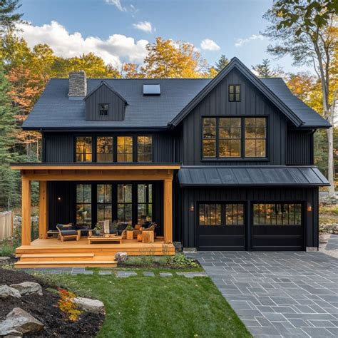 14 Stunning Black Modern Farmhouse Exterior Ideas To Inspire Your Next