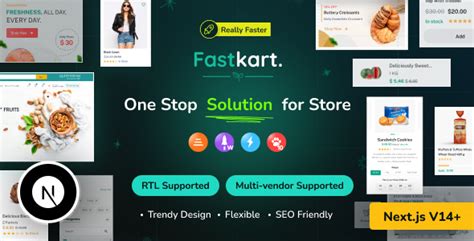 fastkart single or multivendor ecommerce with react next js and laravel