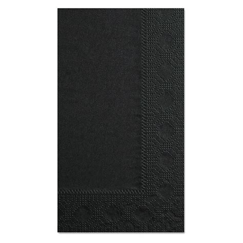 Hoffmaster Dinner Napkins 2 Ply 15x17 Black Pk1000 180513 Zoro