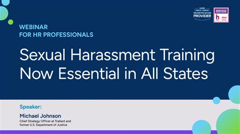 Sexual Harassment Training Now Essential In All States Traliant