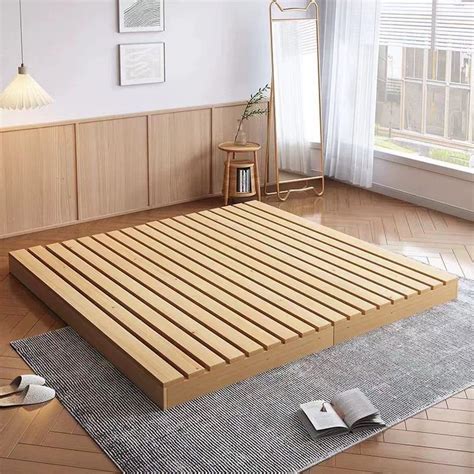 Crescent Japanese Tatami Bed Frame Indigo Sofa