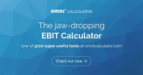Ebit Calculator