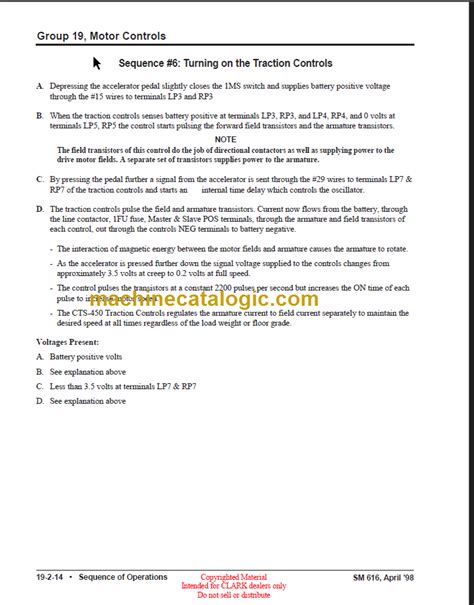Clark Tmg12 25 Tmg13 20x Epg15 18 Service Manual