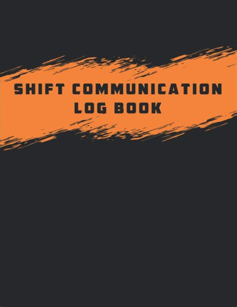 Buy Shift Communication Log Book Shift Handover Daily Staff