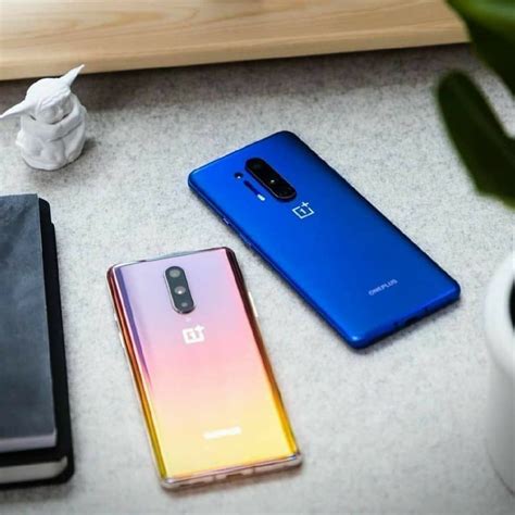 Two Oneplus Phones On Countertop