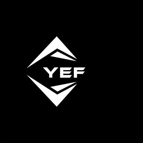 Yef Abstract Monogram Shield Logo Design On Black Background Yef Creative Initials Letter Logo
