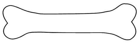Bone Clipart Sketch Outline Lge 14 Cm Long Cathy Flickr