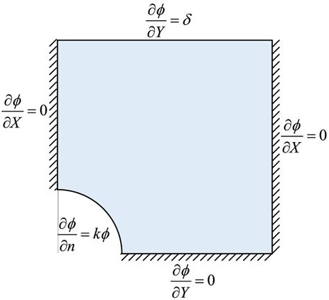 Schematic Of The Two Dimensional Model Download Scientific Diagram