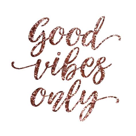 Good Vibes Only Rose Gold