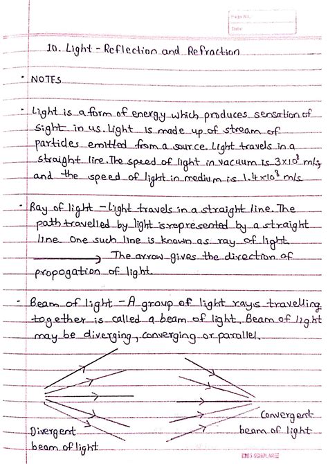 SOLUTION Light Reflection And Refraction Notes Studypool