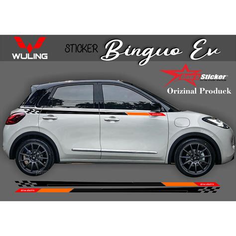 Jual Sticker Wuling Binguo Aksesoris Wuling Binguo Sticker Mobil