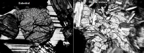 Pic Of The Day 85 Euhedral And Ophitic Texture Geology Concepts