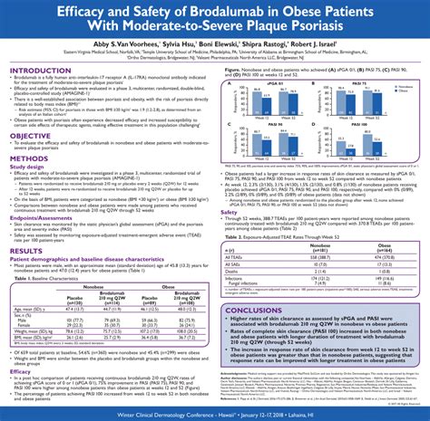 Pdf Efficacy And Safety Of Brodalumab In Obese Patients With Moderate
