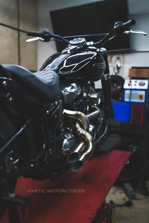 Custom Exhausts For Harley Davidson Softail — Kinetic Motorcycles