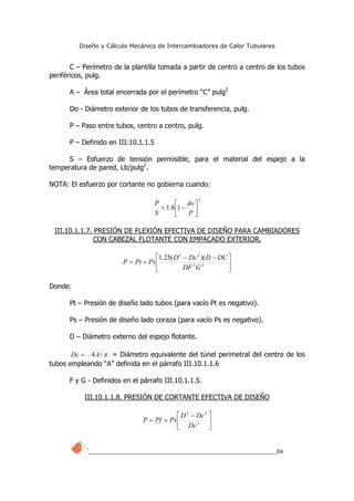 Diseño Mecanico De Intercambiadores Pdf
