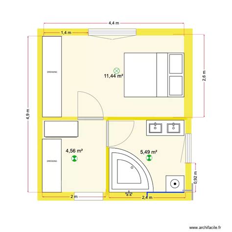 Plan 3 Pièces 22 M² Fatin Origine Par Vanessa Baury ️ Archifacile