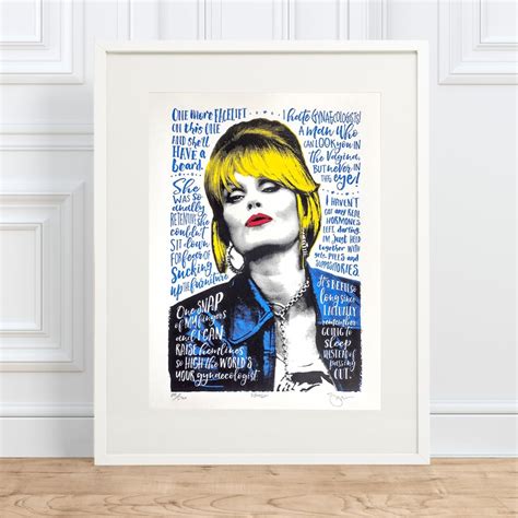 Patsy Ab Fab Inspired Limited Edition Punk Folksy