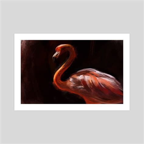 Flamingo An Art Print By Marouane Bembli Inprnt
