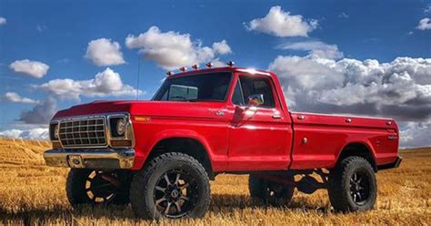 1978 Ford F 150 Red Custom Classic Ford Trucks Trucks Ford Trucks
