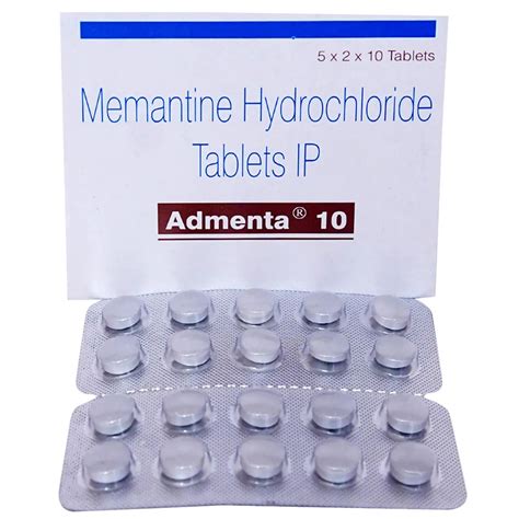 Admenta Tablet 10 Mg Memantine Hcl Ingredients Usage Precautions