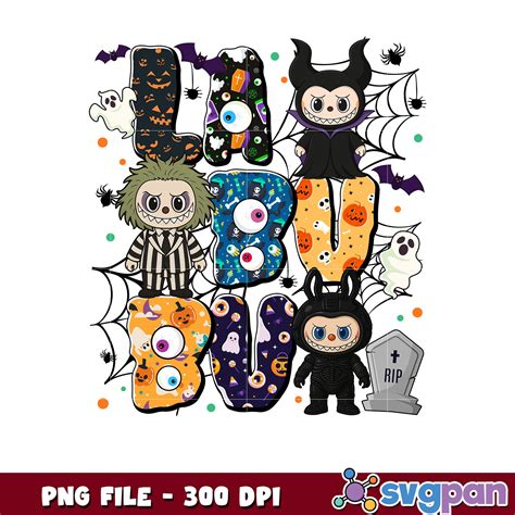 Disney Labubu Halloween Png Trick Or Treat Png Halloween Quotes Png
