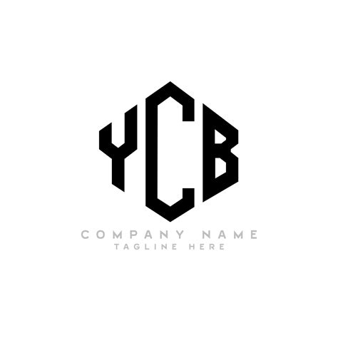Ycb Letter Logo Design With Polygon Shape Ycb Polygon And Cube Shape