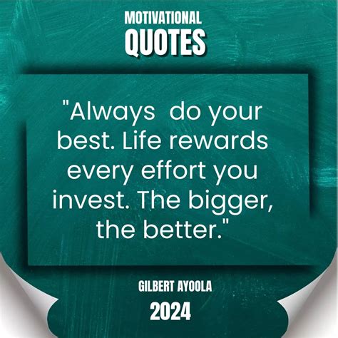 Motivational Quotes Gilbert Ayoola