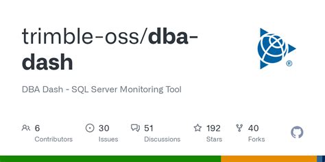 Github Trimble Ossdba Dash Dba Dash Sql Server Monitoring Tool