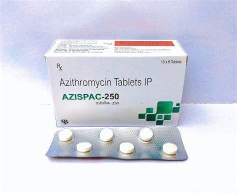 White Azithromycin Tablets Ip 10 X 6 Tablets Packaging Size At Best Price In Jamnagar Meera